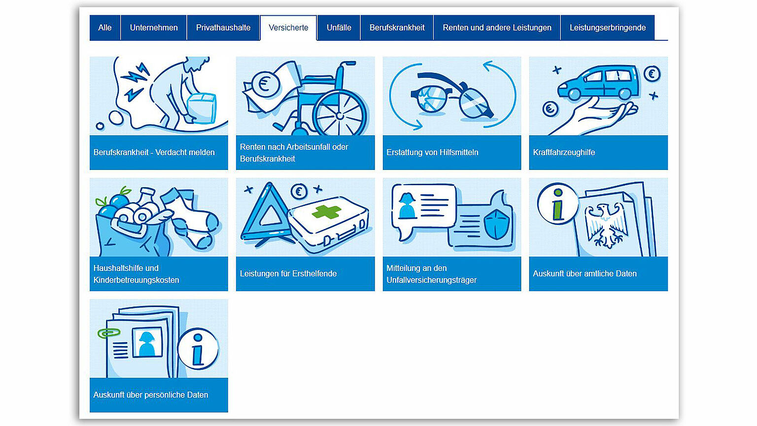 Serviceportal der DGUV - BGHW